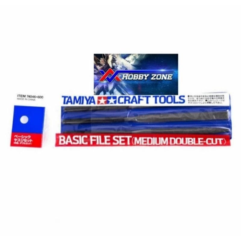 Jual Tamiya Basic File Set Medium Double Cut - Tamiya 74046 | Shopee ...