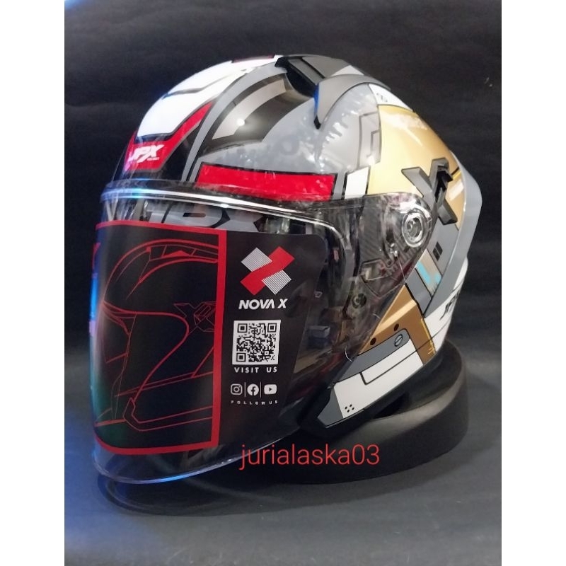Jual HELM JPX NOVA X V2 MOTIF | HELM JPX HALF FACE | HELM HALF FACE ...