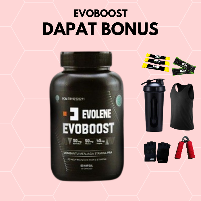 Jual EVOBOOST 1 BTL ISI 60 KAPSUL BPOM HALAL EVOLENE BOOSTER ...