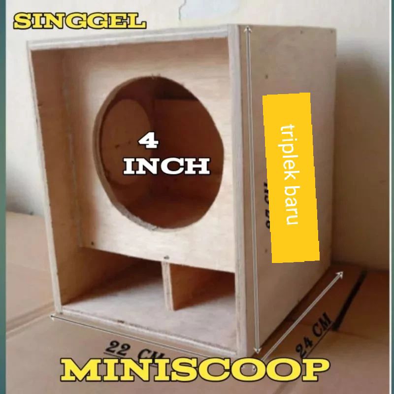 Jual box speaker miniscoop 4 inch murah | Shopee Indonesia