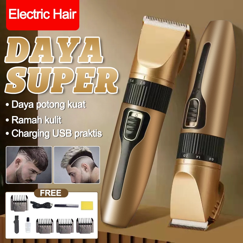 Jual Electric Hair /Clipper Hair Trimmer/Cordless electric cutter ...