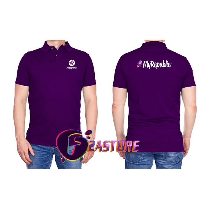 Jual JUAL KAOS KERAH MODEL baju Kerah MY REPUBLIC INTERNET TERBAIK ...