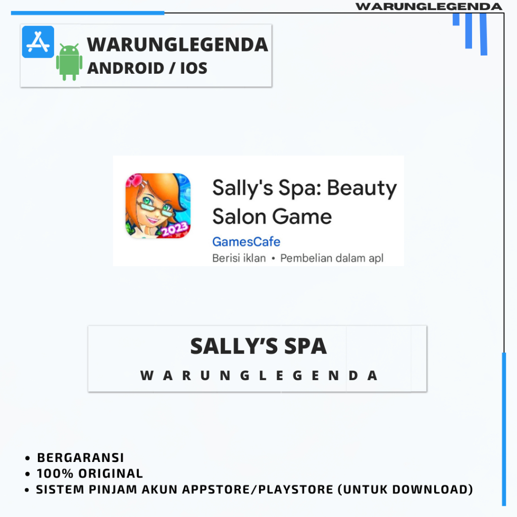 Jual SALLY'S SPA GAME IOS dan ANDROID | SALLYS SPA | SALLYS SPA IOS ...