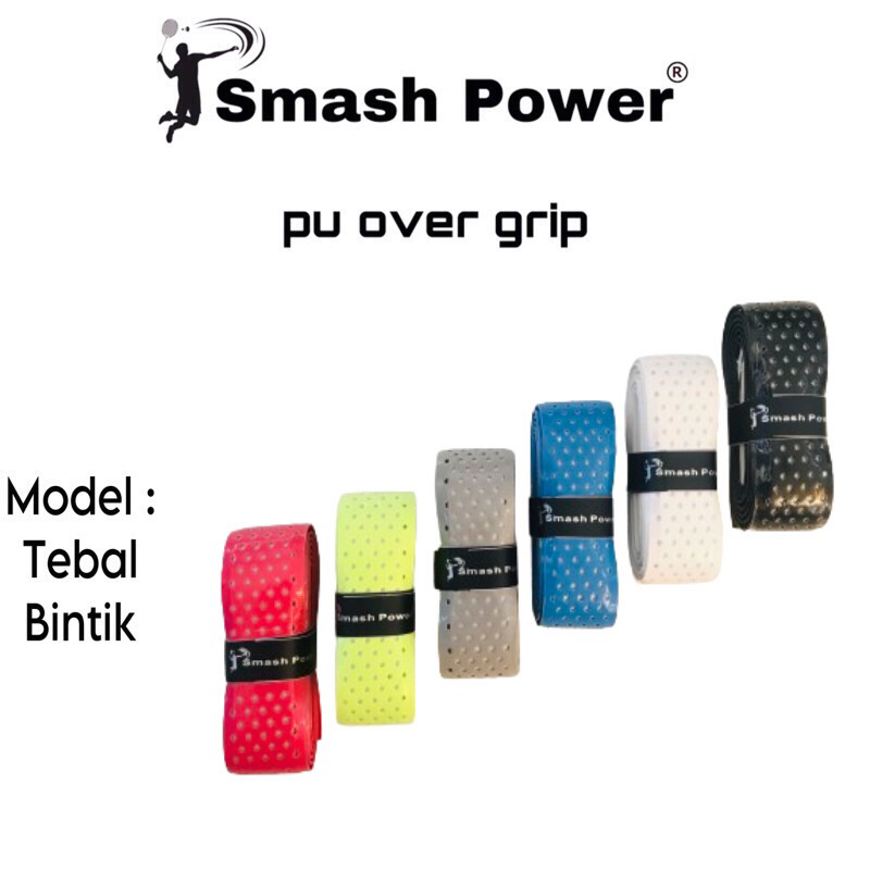Jual GRIP KARET TEBAL BADMINTON SMASH POWER ORIGINAL/GRIP RAKET ...
