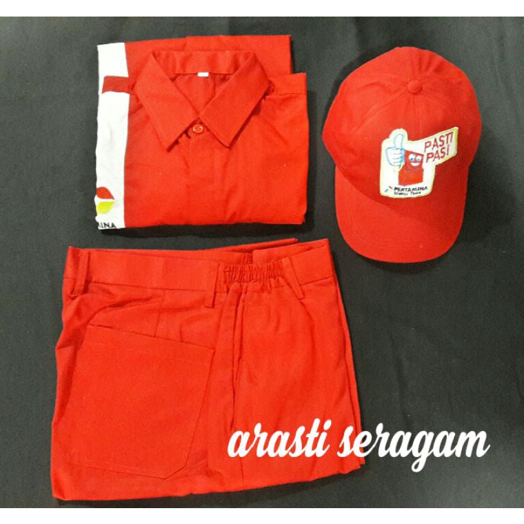Jual KODE P4D6 Seragam Operator SPBU Pertamina Pasti Pas Baju Celana ...