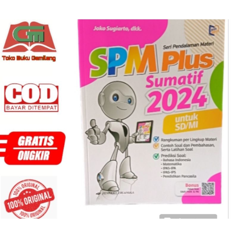 Jual BUKU SPM PLUS SUMATIF SD/MI 2024 PENERBIT ERLANGGA | Shopee Indonesia