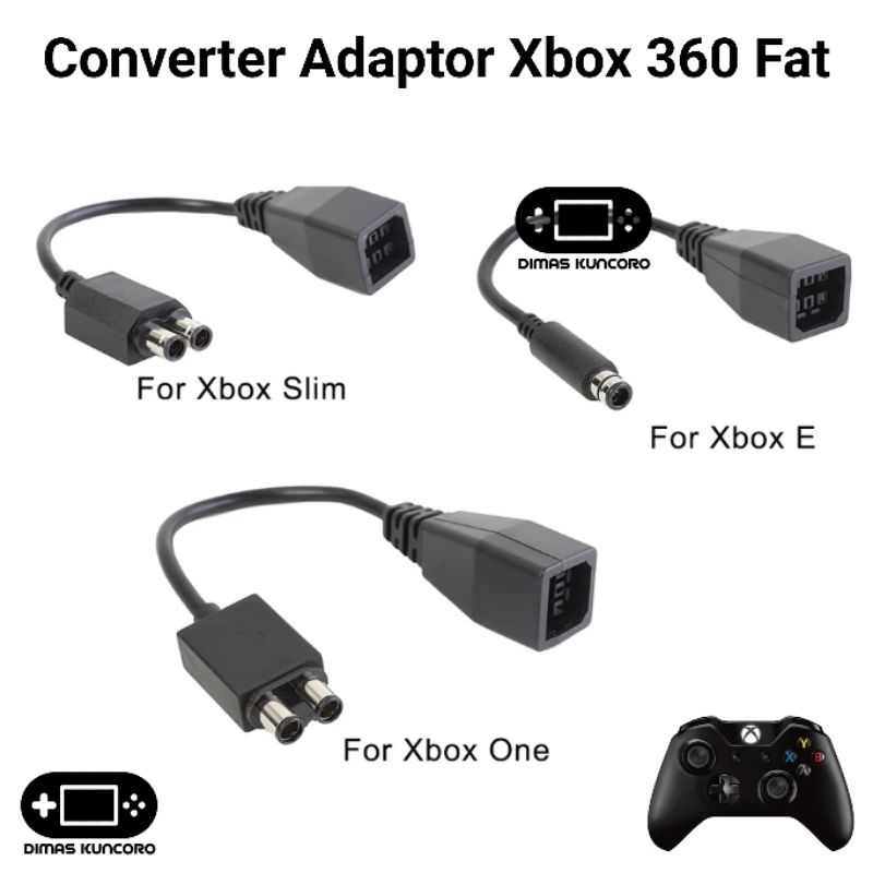 Jual Converter Adaptor Xbox 360 FAT adapter convertor one e s slim ...