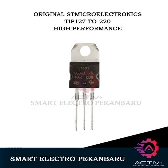 Jual ORIGINAL TRANSISTOR TIP127 TO-220 STMICROELECTRONICS TIP 127 PNP ...