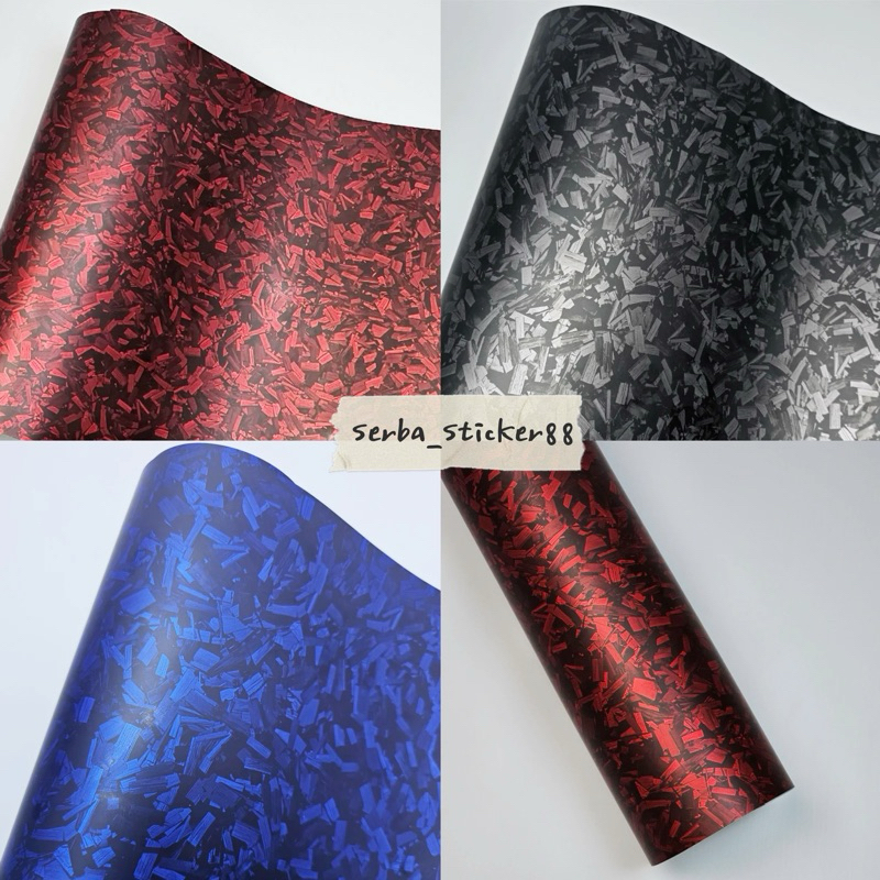 Jual Scotlet Carbon Forget Doff L152Cm Karbon Mobil Premium Bahan Tebal ...