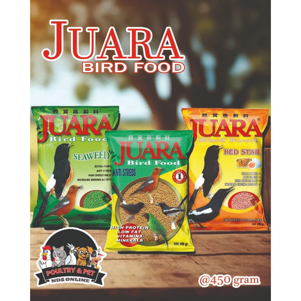 Jual Makanan Burung Juara Bird Food Anti Stress Pakan Burung Juara ...