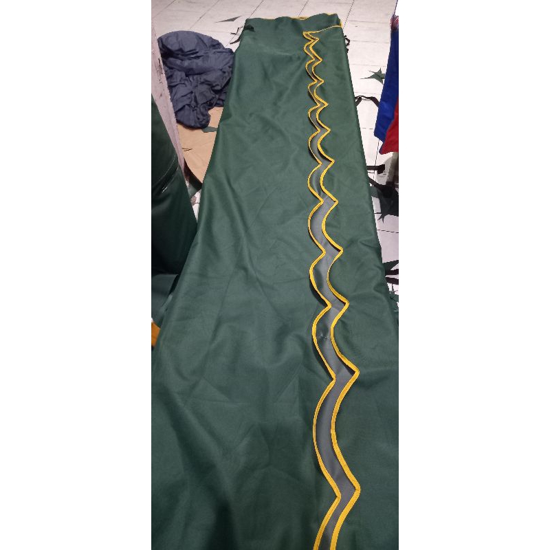 Jual terpal terop lengkung 7 × 8 + rumbai 30 cm + tali iket ke besi ...