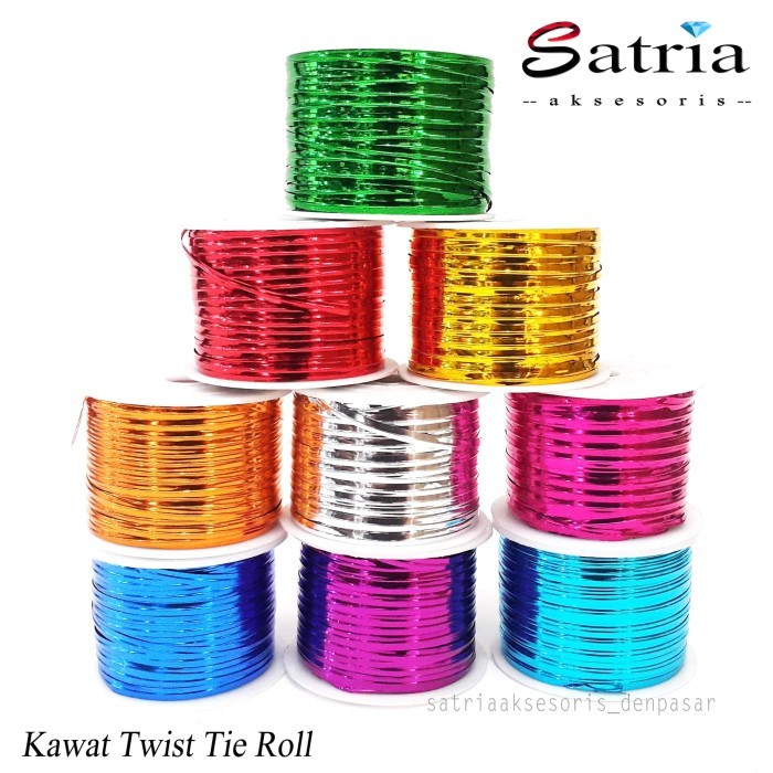 Jual Kawat Twist Tie Roll/Kawat Souvenir | Shopee Indonesia