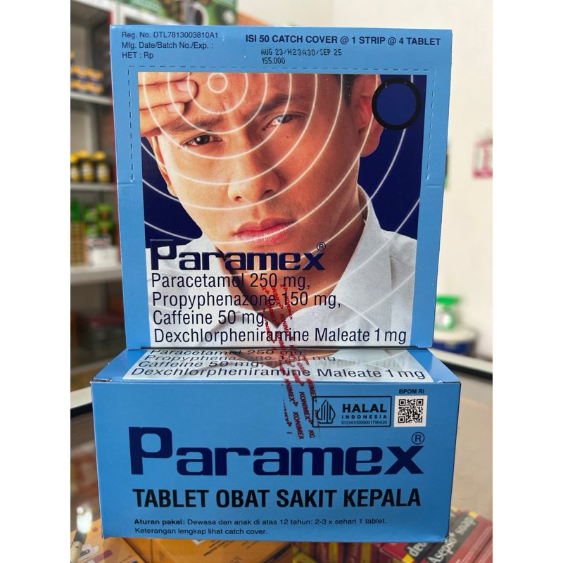 Jual paramex tablet box (50strip) | Shopee Indonesia