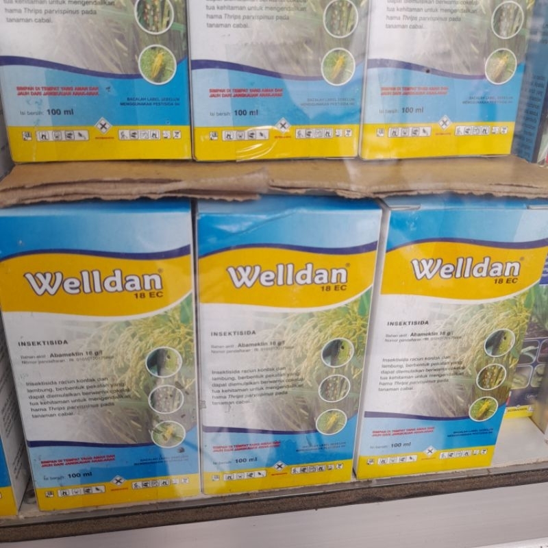 Jual Insektisida WELLDAN 18EC 100ml bahan aktif : abamektin 18g/l ...