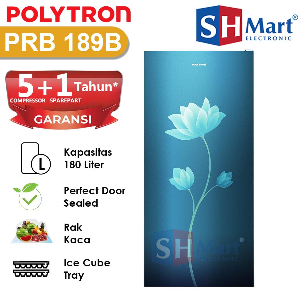 Jual KULKAS POLYTRON 1 PINTU PRB-159 150 LITER / PRB-179 170 LITER ...