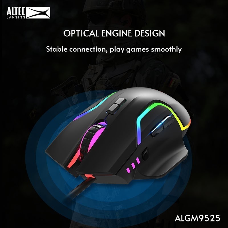 Jual Altec Lansing ALGM-9525 Gaming Mouse | Shopee Indonesia