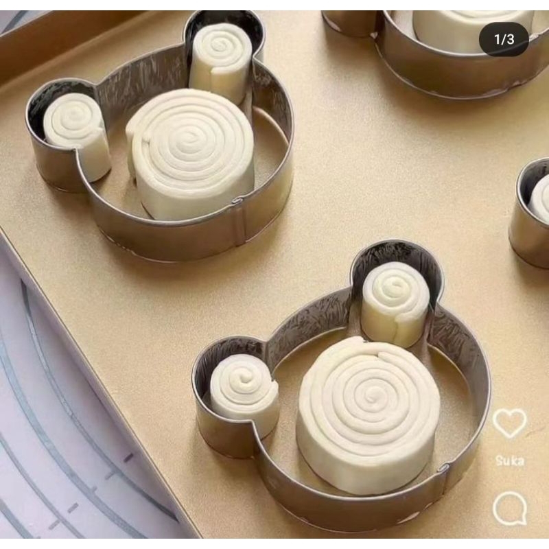 Jual Ring roti motif bear bahan stainless / ring bear cromboloni ...