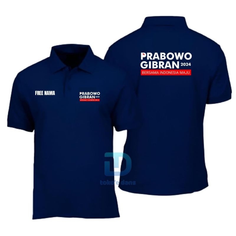 Jual BAJU PRABOWO GIBRAN FREE NAMA PARTAI RELAWAN PRAGIB SABLON TERBARU ...