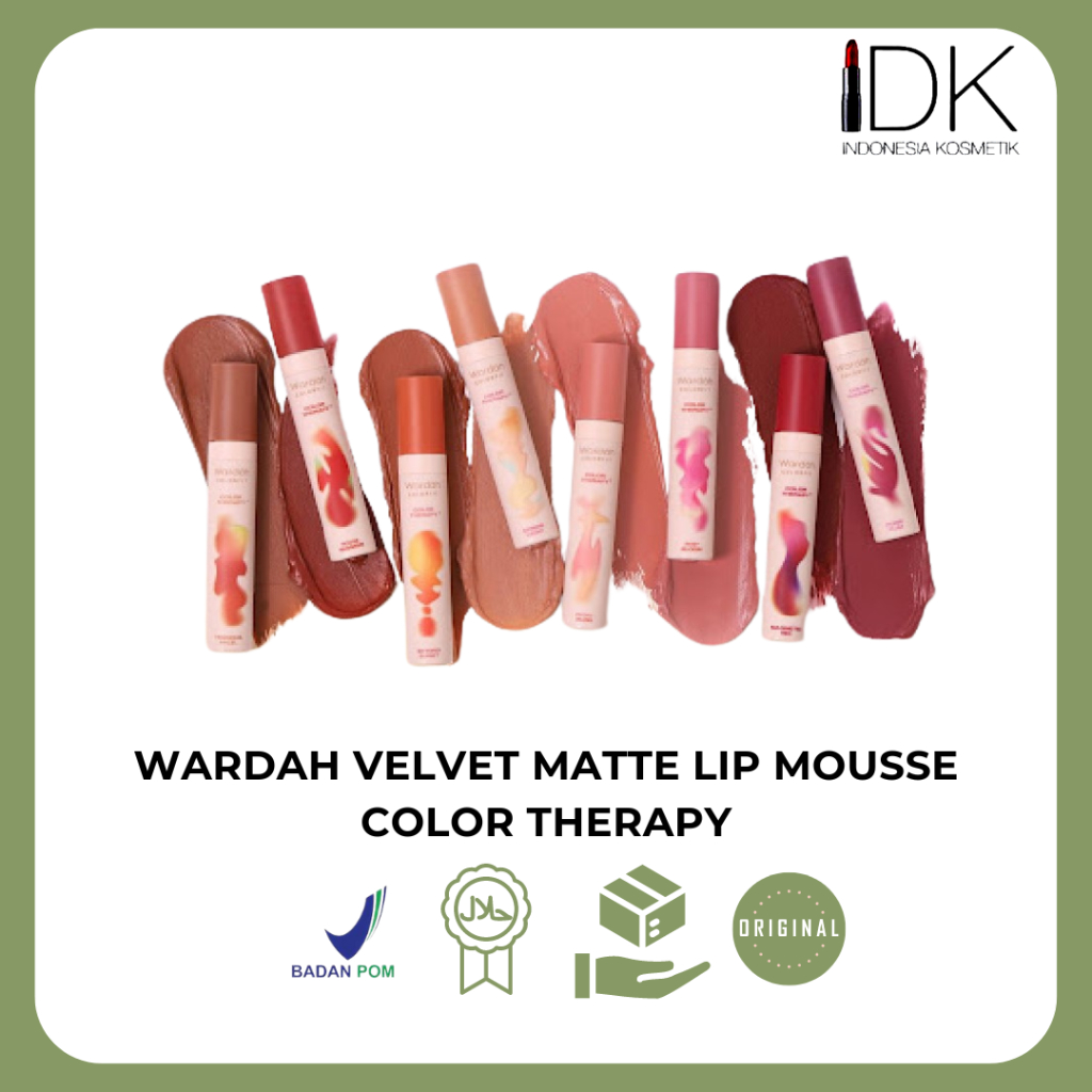 Jual Wardah Velvet Matte Lip Mousse Color Therapy 4gr | Shopee Indonesia