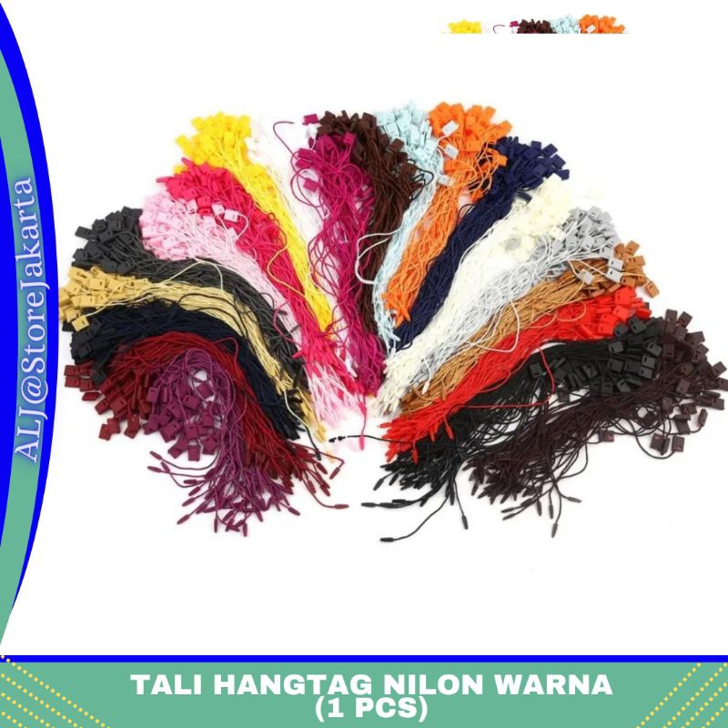 Jual Tali Hangtag/ Hang tag Nilon/Tali loop pin/Tali Label Warna-Warni ... Jual Tali Hangtag/ Hang tag Nilon/Tali loop pin/Tali Label Warna-Warni ...