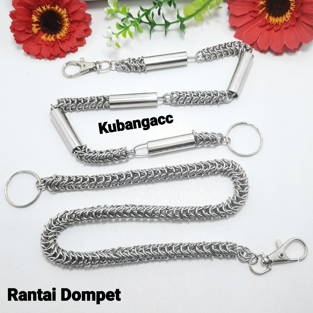 Jual Rantai Dompet Tali Dompet Gantungan Dompet Baja Putih Mainan ...