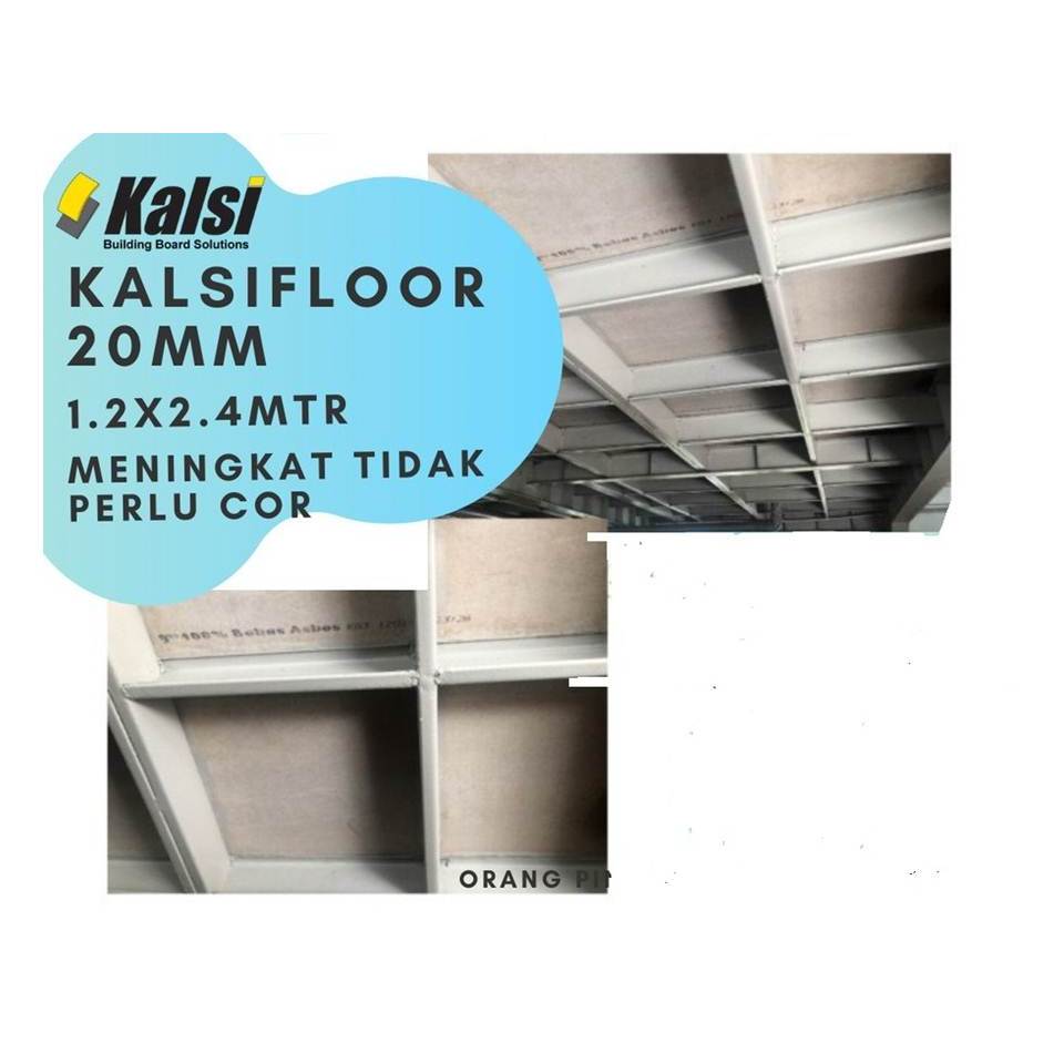 Jual Kalsifloor 1.2x2.4m 20mm / Papan Silika Untuk Lantai Mezzanine Kalsi | Shopee Indonesia