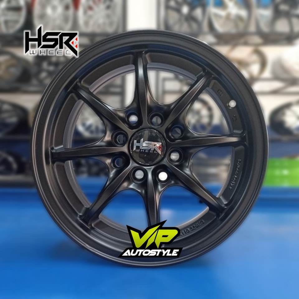 Jual Velg mobil R16 Hsr Sadau Racing Avanza xenia Brio calya sigra mobilio black | Shopee Indonesia