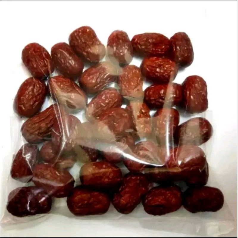Jual angco/ang co/hong zao/hong zhao/ang cho/red dates 100gr | Shopee ...