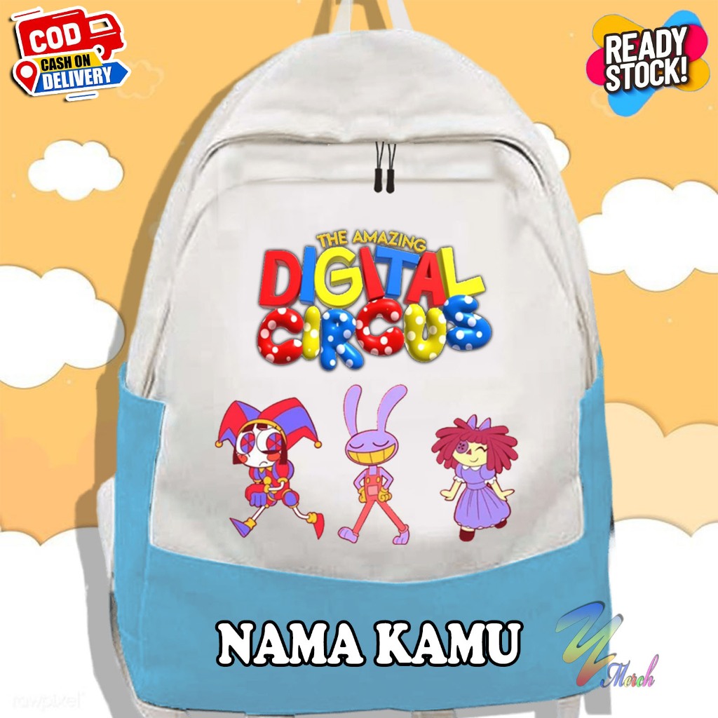 Jual Tas Ransel Anak Animasi The Amazing Digital Circus / Bacpack Anak ...