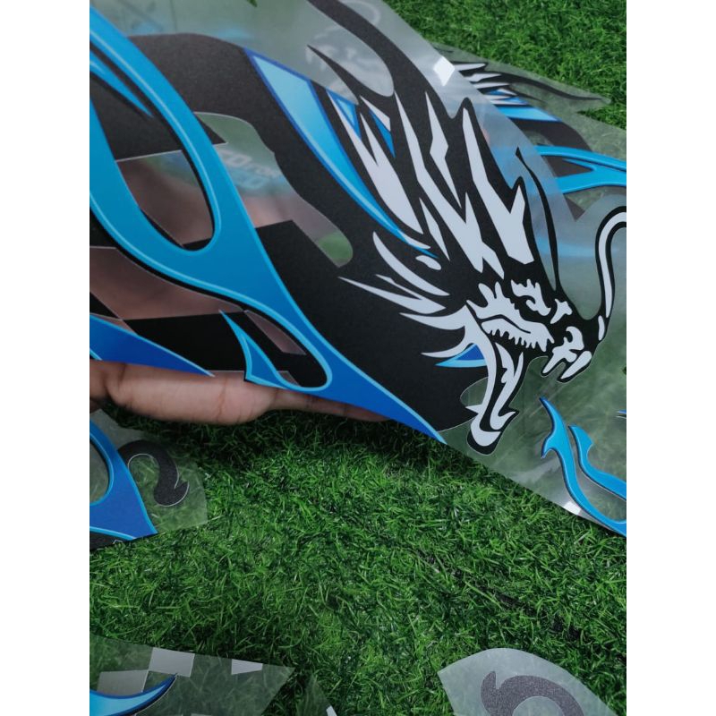 Jual STICKER STRIPING TRANSPARAN AEROX OLD CUSTOM MOTIF NAGA NFS NEED ...