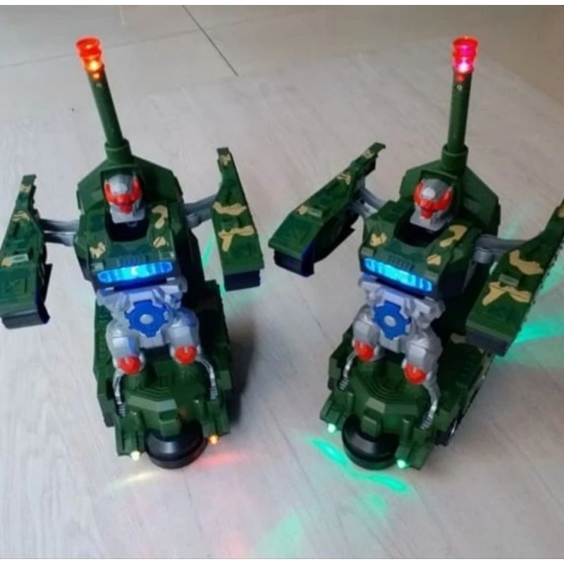 Jual mainan anak mobil combat war tank bisa jadi robot | Shopee Indonesia