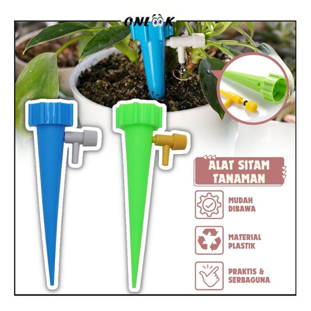 Jual Alat Siram Tanaman Otomatis Tancap Botol Bekas Air Mineral / Water ...