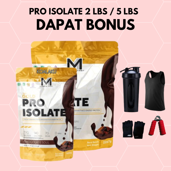 Jual M1 PRO ISOLATE 2 LBS 900GRAM/ 5 LBS 2,8 KG MUSCLE FIRST PRO ...