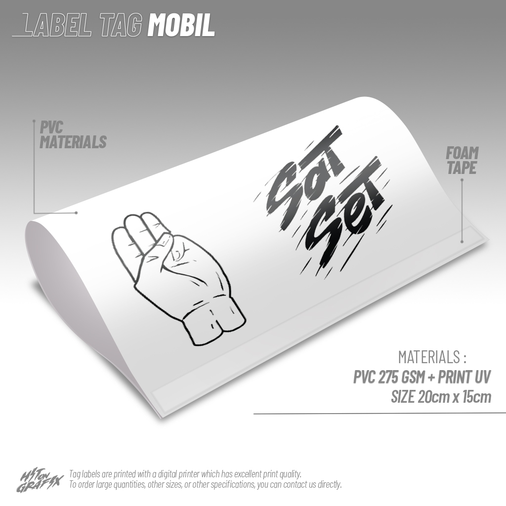 Jual Label Tag Mobil Capres 03 GANJAR MAHFUD SATSET TASTES | Shopee ...