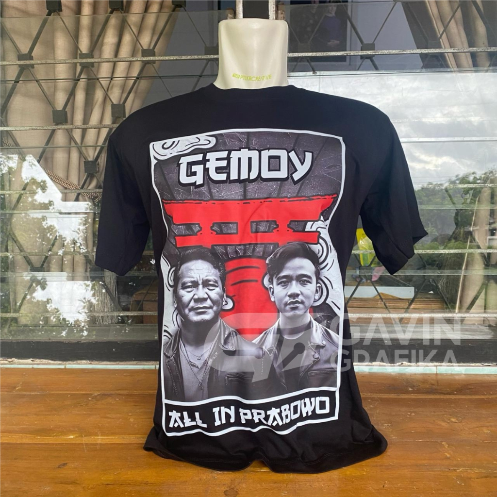 Jual Kaos Capres Prabowo Gibran Gemoy 02 Katun Combat 30s | Shopee ...