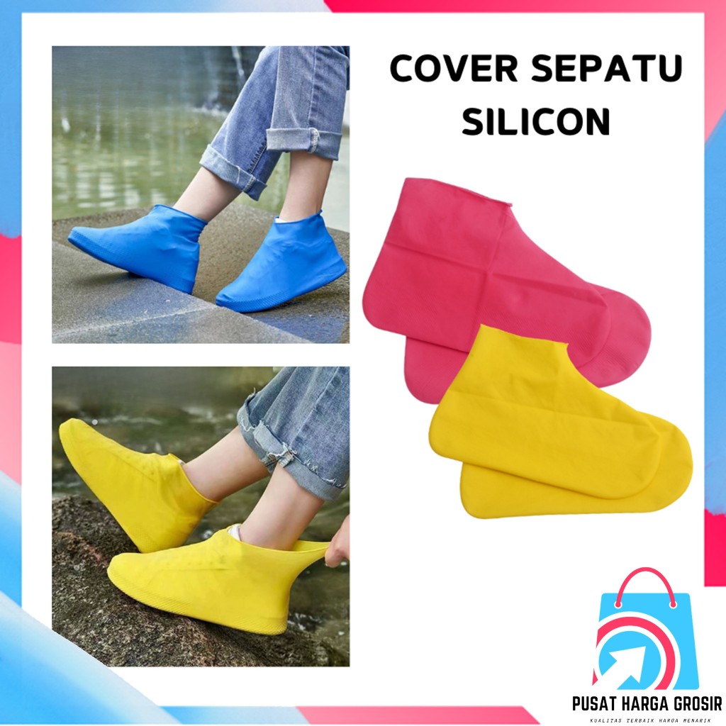 Jual PHG - Sepatu Karet Silikon Shoes Boots Sendal Kaki Bisa Di Cuci ...