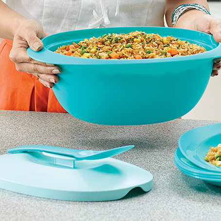 Jual Tupperware Rice Server // Bloomia Rice Server // Blossom Rive ...