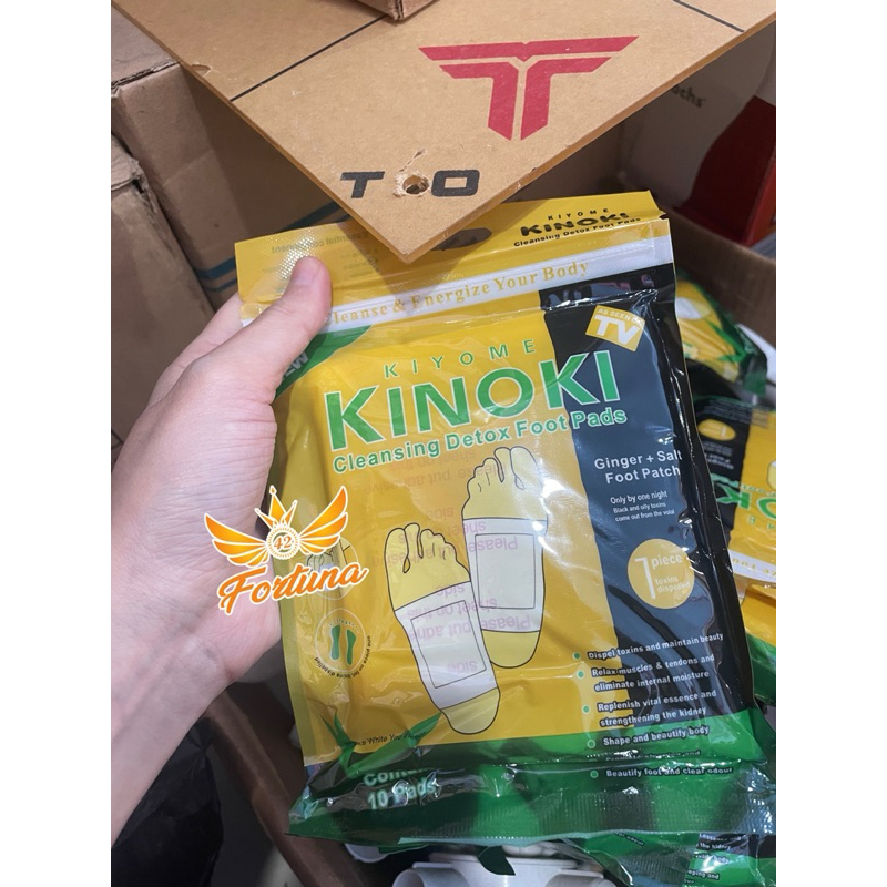 Jual KINOKI DETOX KAKI NEW/1box isi 5 pasang(10pcs)/KINOKI GOLD ...