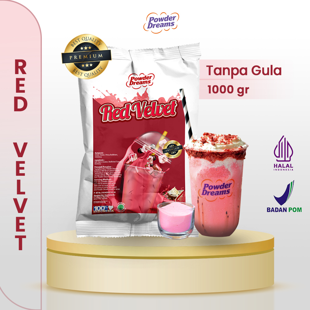 Jual Powder Dreams - Bubuk Minuman Rasa Red Velvet Kemasan 1 KG ...