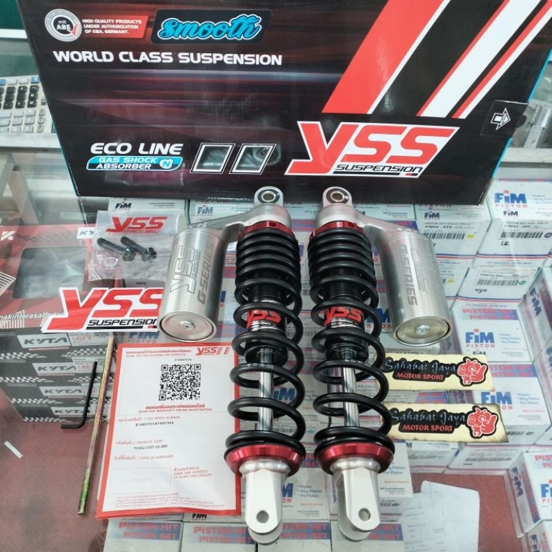 Jual Shock Tabung YSS G-SERIES SMOOTH Nmax New 2020 Aerox 155 Aerox New 310MM Original Thailand ...