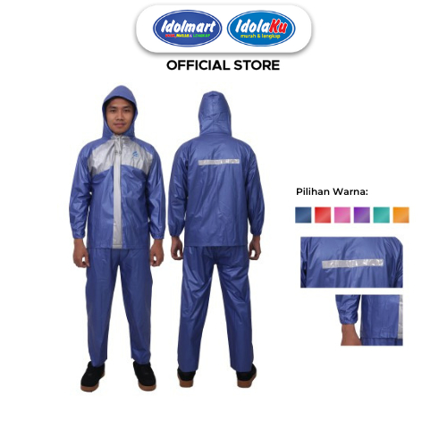 Jual IDOLMART Plevia Jas Hujan Jaket Celana Remaja Tristar 727 | Shopee ...