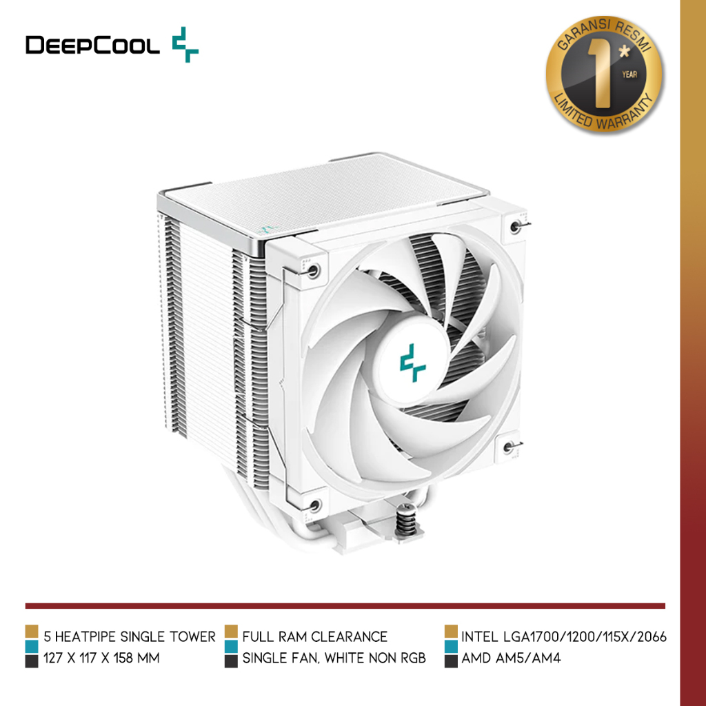 Jual DEEPCOOL AK500 WH | High-Performance CPU Cooler | Shopee Indonesia