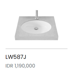 Jual WASTAFEL CUCI TANGAN TOTO Under Counter Lavatory Kualitas 1 Grade ...