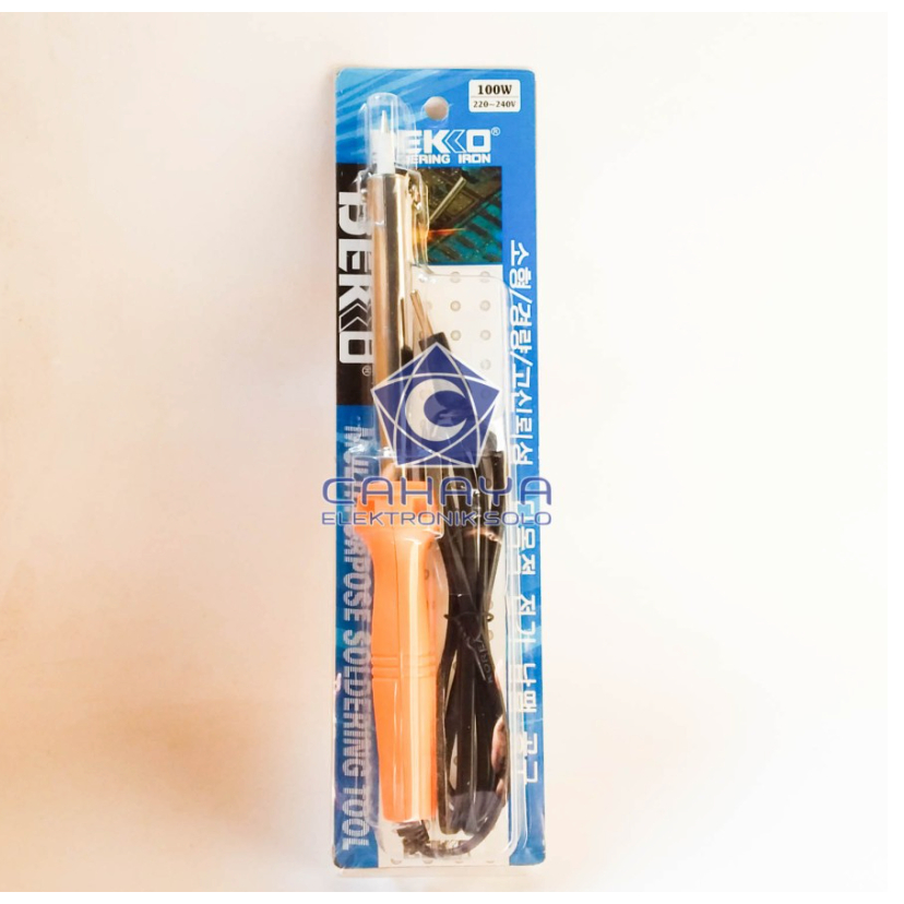 Jual Solder Deko 100W Dekko Soldering Iron Listrik Korea 100 Watt ...