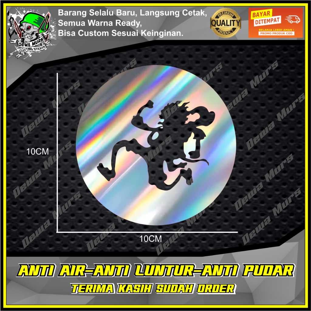 Jual Cutting Sticker LINGKARAN LUFFY GEAR 5 Sticker Cocok Buat Motor ...