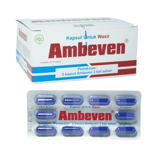 Jual Ambeven 1 Strip @ 10 Capsul | Shopee Indonesia