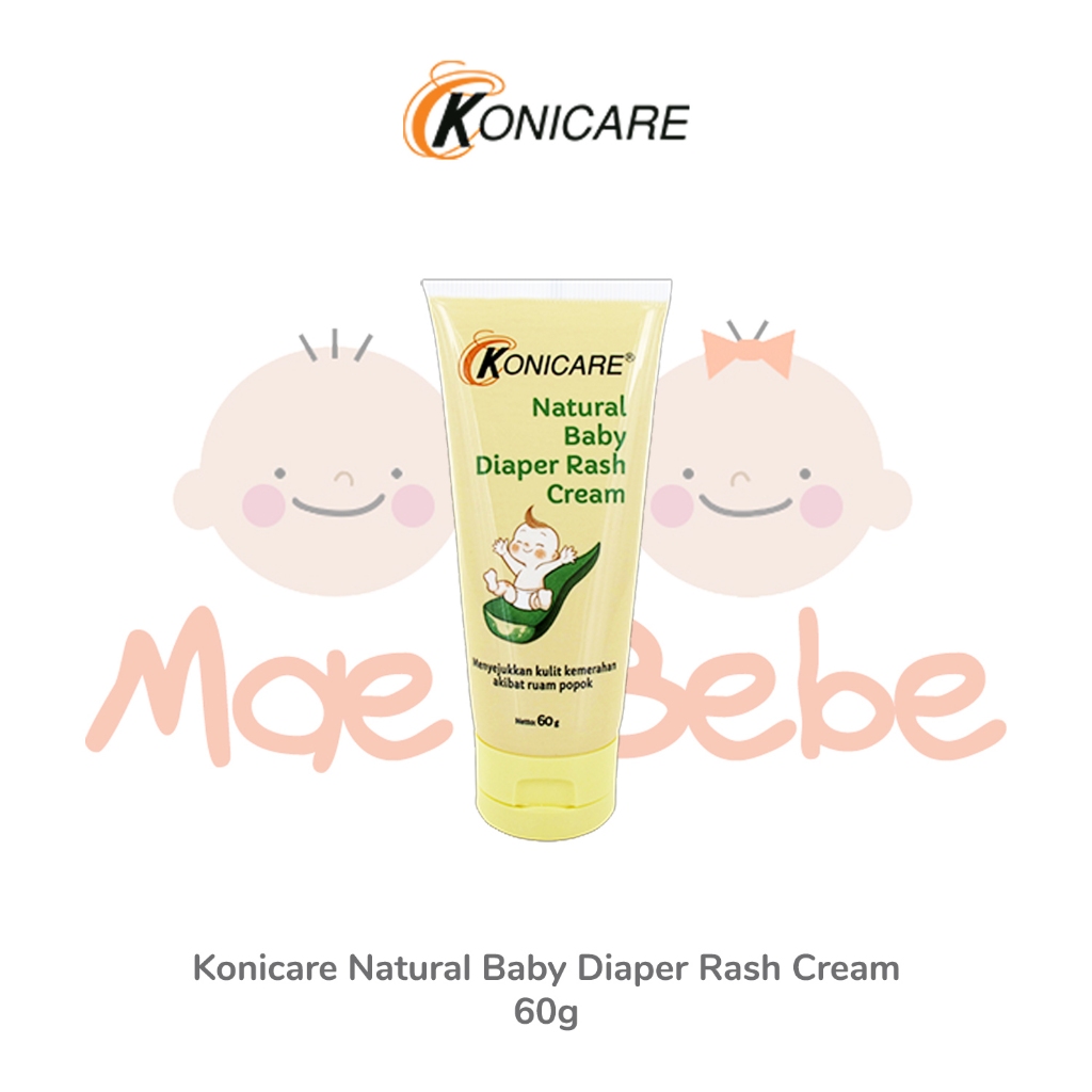 Jual Konicare Natural Baby Diaper Rash Cream Krim Ruam Popok Bayi 60g ...