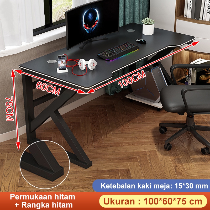 Jual IH Meja Komputer Minimalis Meja Gaming Modern Meja PC Meja Kantor ...