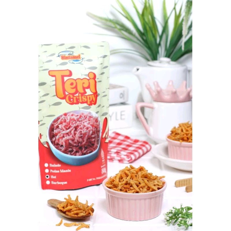 Jual Teri Crispy Sintamel -Teri Krispi Super - Cemilan Enak -Teri ...