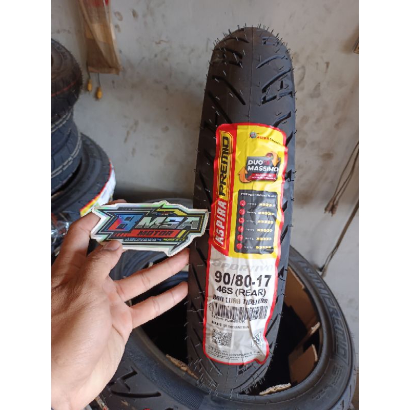 Jual Ban Tubeless 90/8017 46s Rear belakang untuk motor sport atau ...